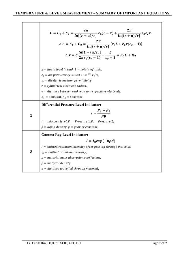 Equations_3_Industrial Instrumentation - Temperature & Level ...