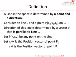Equations lines planes | PDF