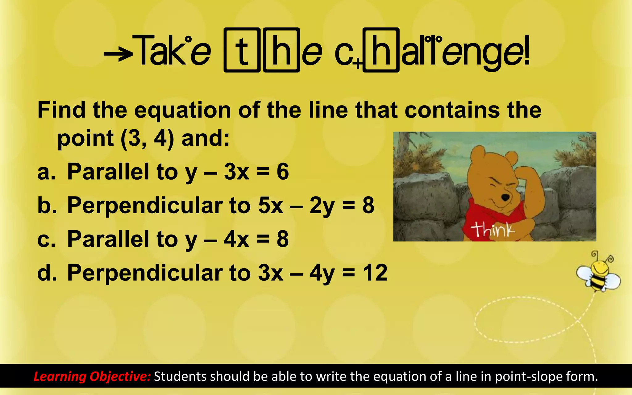 Equations of a Line | PDF
