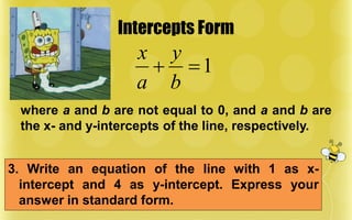 Equations of a Line | PDF