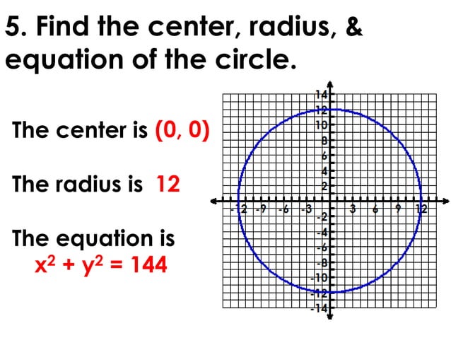 Equations of circles | PPTX
