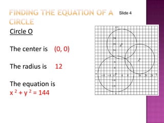Equations of circles power point | PPTX