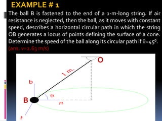 Equations of motion normal & tangential | PPTX | Physics | Science