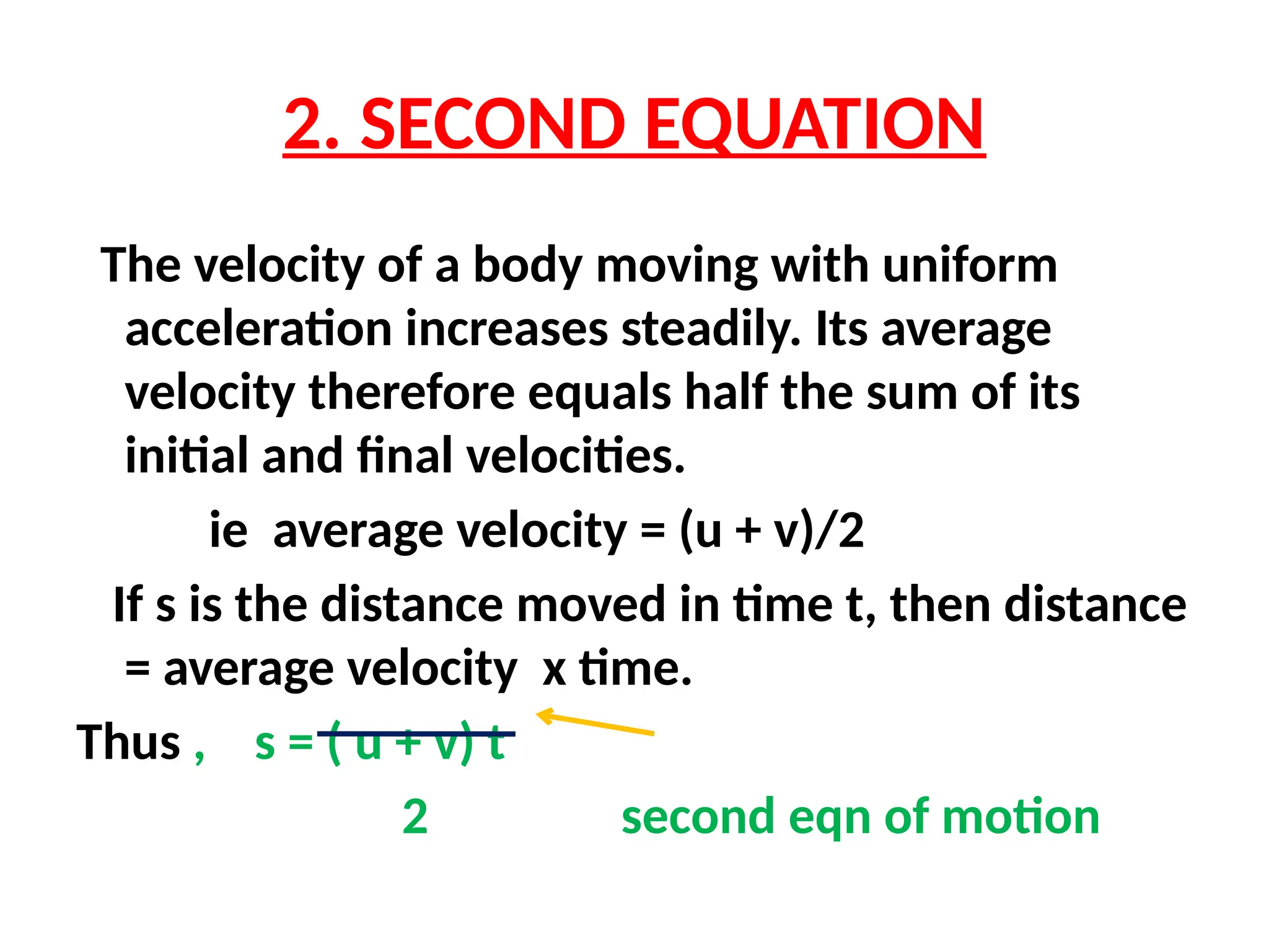 EQUATIONS OF UNIFORMLY ACCELERATED MOTION.pptx