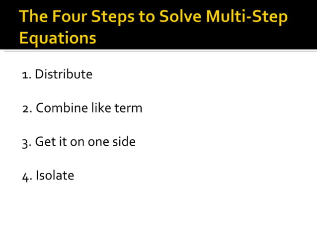 Equations powerpoint | PPT