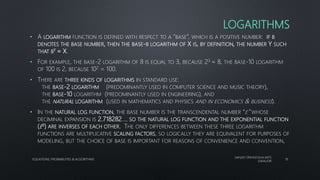 Equations, Probability & Algorithms | PPT