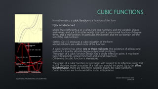 Equations, Probability & Algorithms | PPT