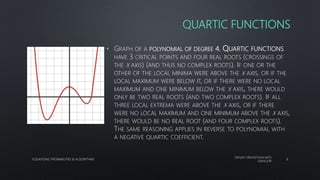 Equations, Probability & Algorithms | PPT