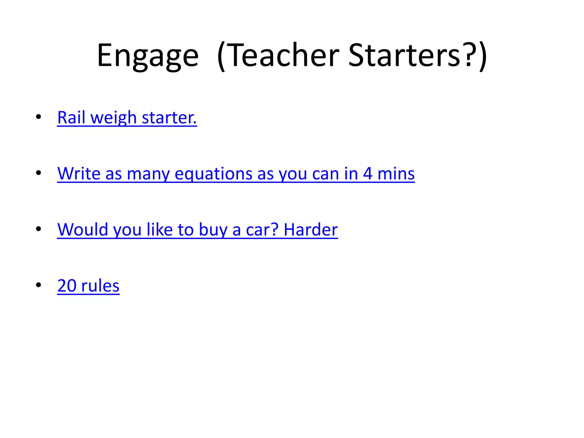 Linear Equations Year 8 | PPTX