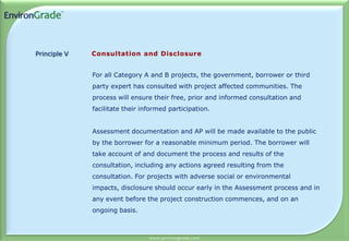 Equator Principles Ppt | PPTX
