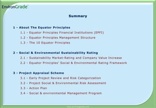 Equator Principles Ppt | PPTX
