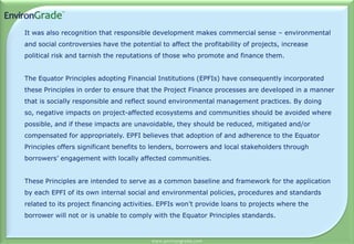 Equator Principles Ppt | PPTX