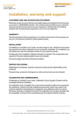 Equator-X เกจวัดอนเกประสงค์ใหม่จาก Renishaw | PDF