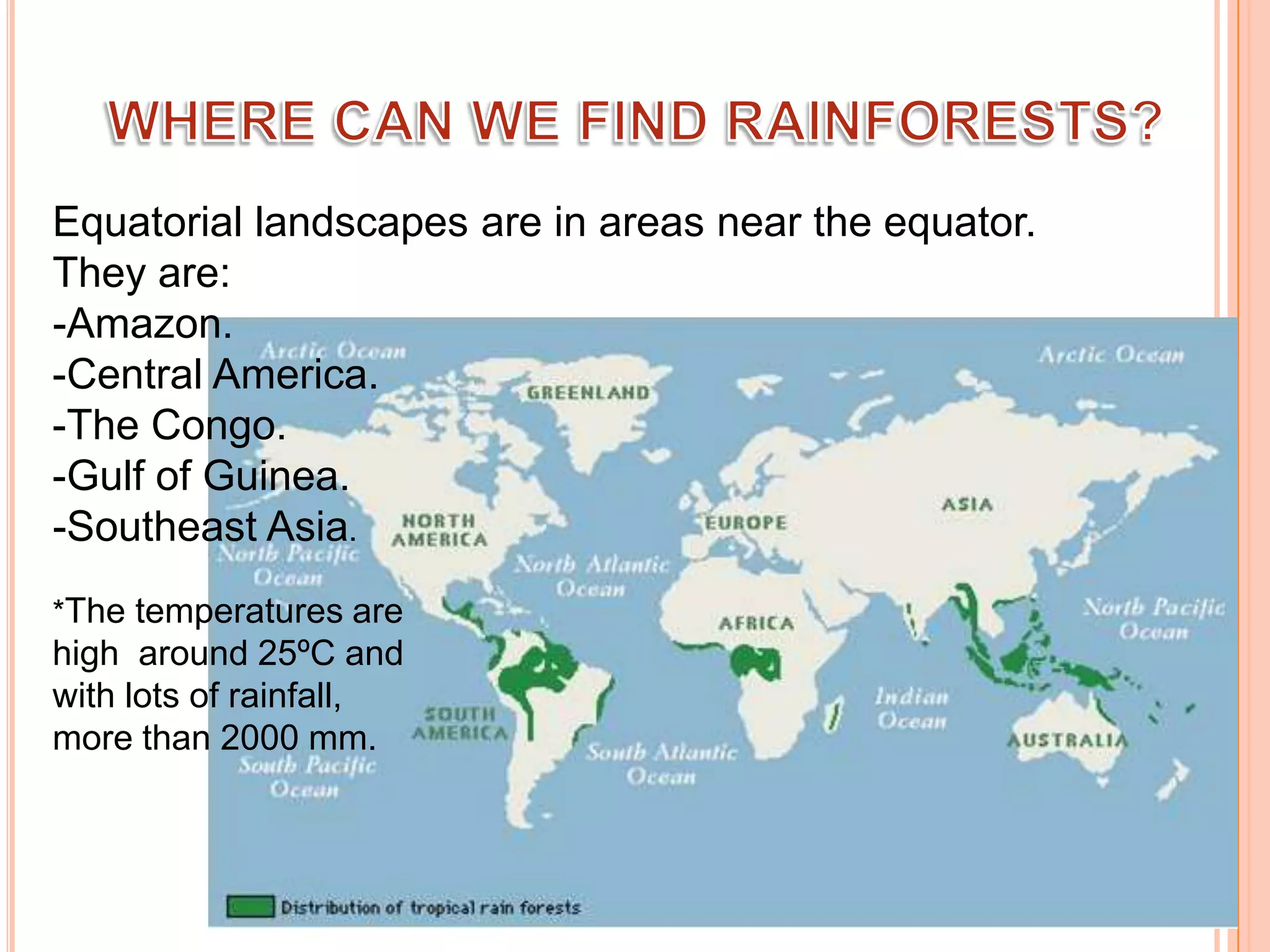Equatorial climate. rainforests | PPTX