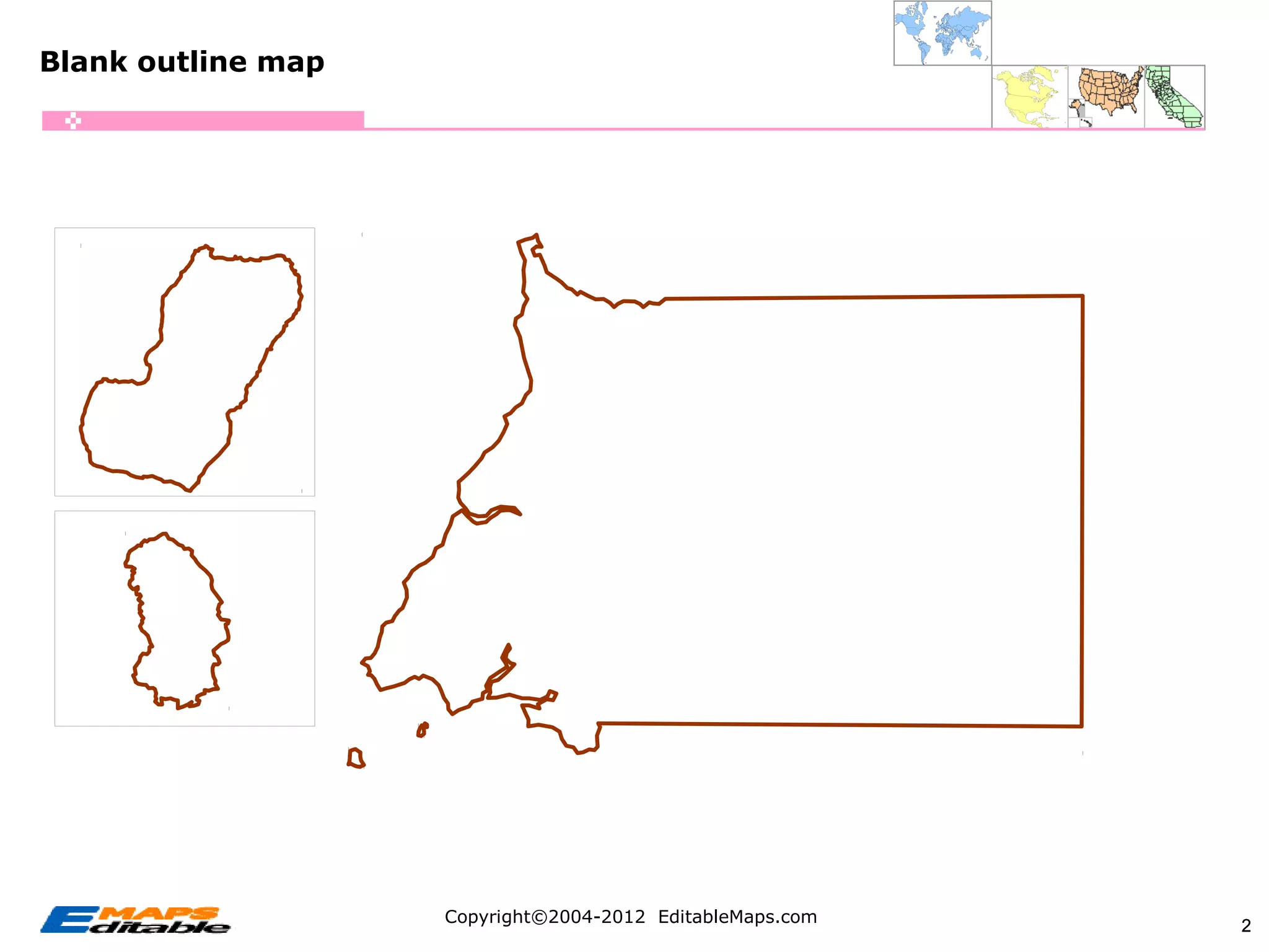 Equatorial Guinea Map Equatorial Guinea Outline Map Equatorial Guinea