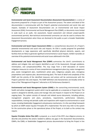 Equator principles III | PDF