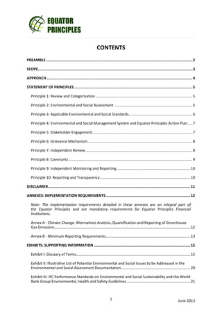 Equator principles III | PDF