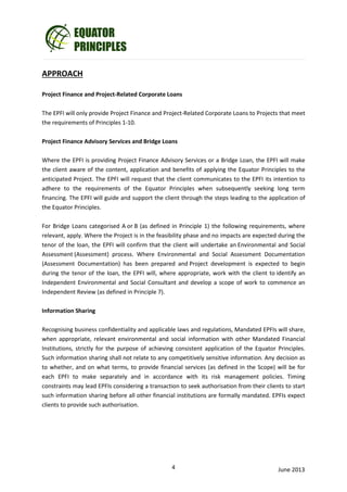 Equator principles III | PDF
