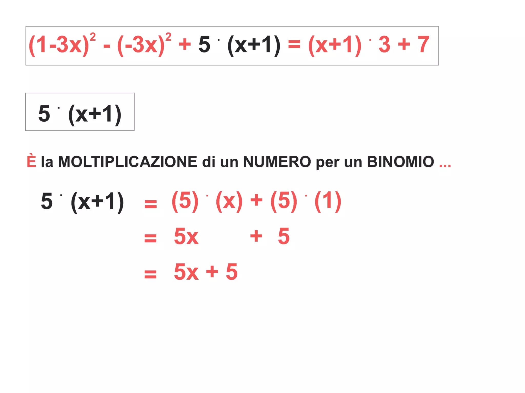 EQUAZIONI di PRIMO GRADO - ESEMPIO 1 | PDF