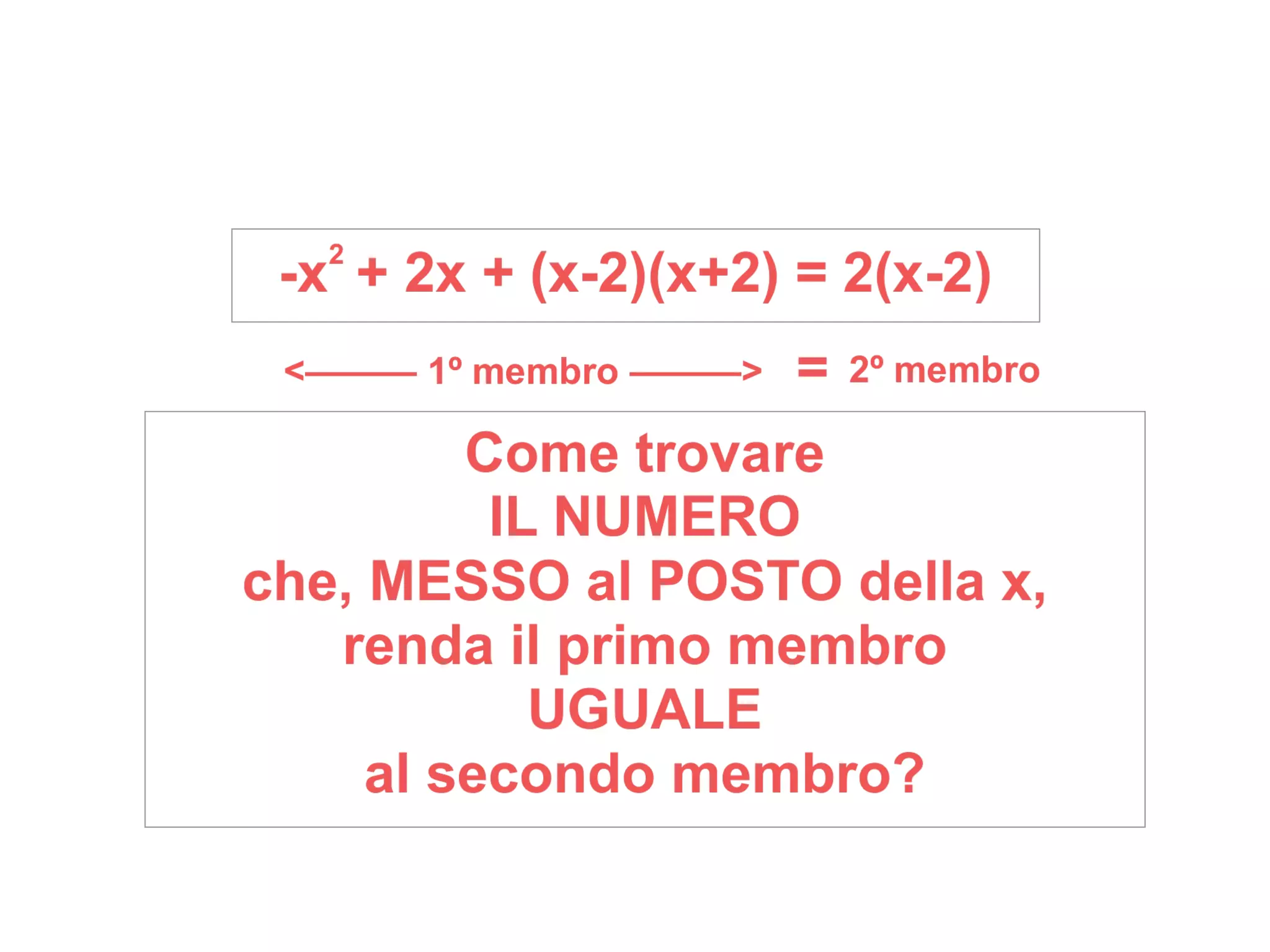EQUAZIONI di PRIMO GRADO - ESEMPIO 3 | PDF
