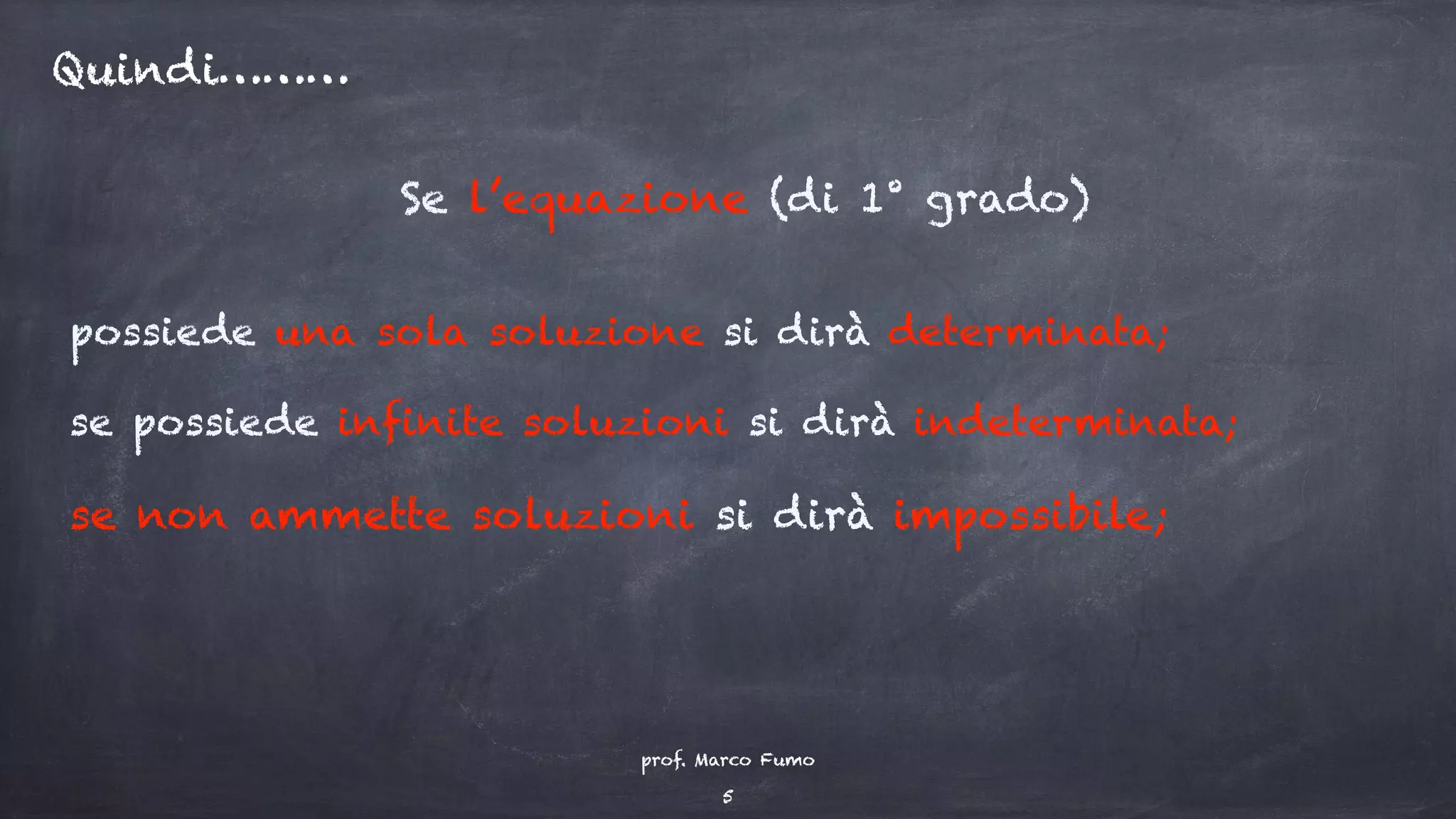 Equazionidi 1 grado prof fumo | PDF | Physics | Science