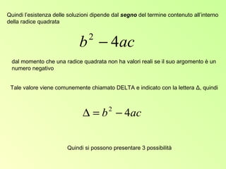 Equazioni di 2° grado(senza pw) | PPT