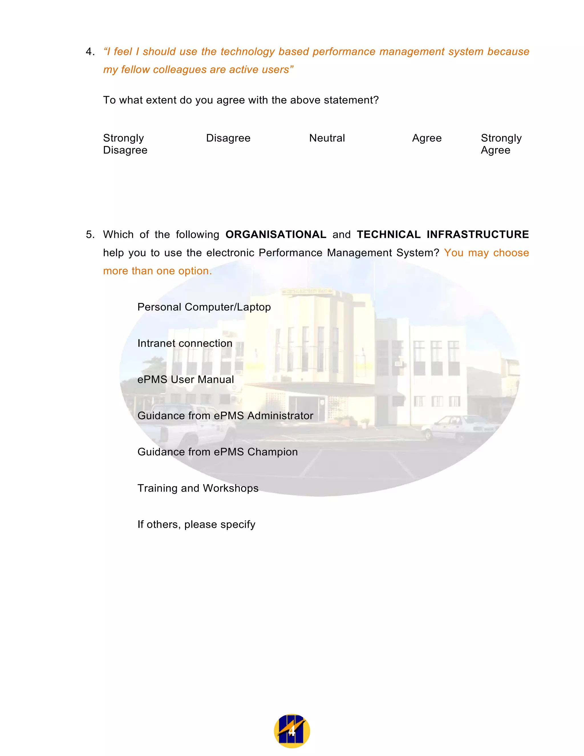e-Questionnaire (HR Project at Central Electricity Board) | PDF