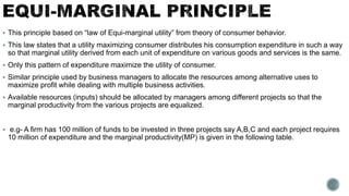 Equi marginal principle | PPTX