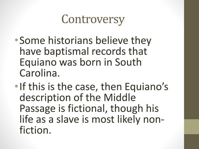 Equiano - The Interesting Narrative of the Life of Olaudah Equiano | PPTX