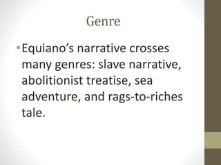 Equiano - The Interesting Narrative of the Life of Olaudah Equiano | PPTX