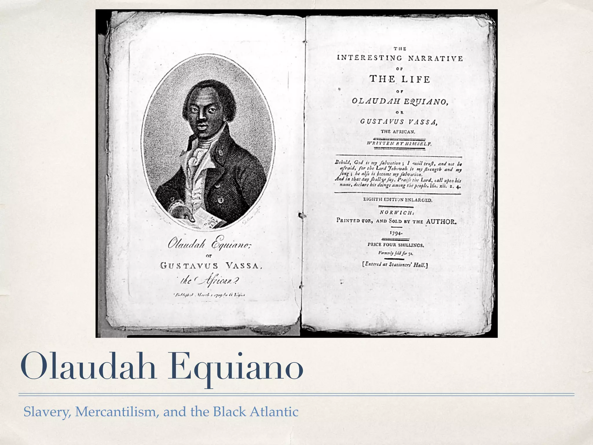 Olaudah Equiano | PPT