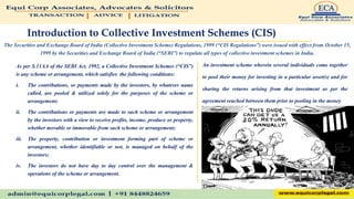 Collective Investment Schemes in India | PDF