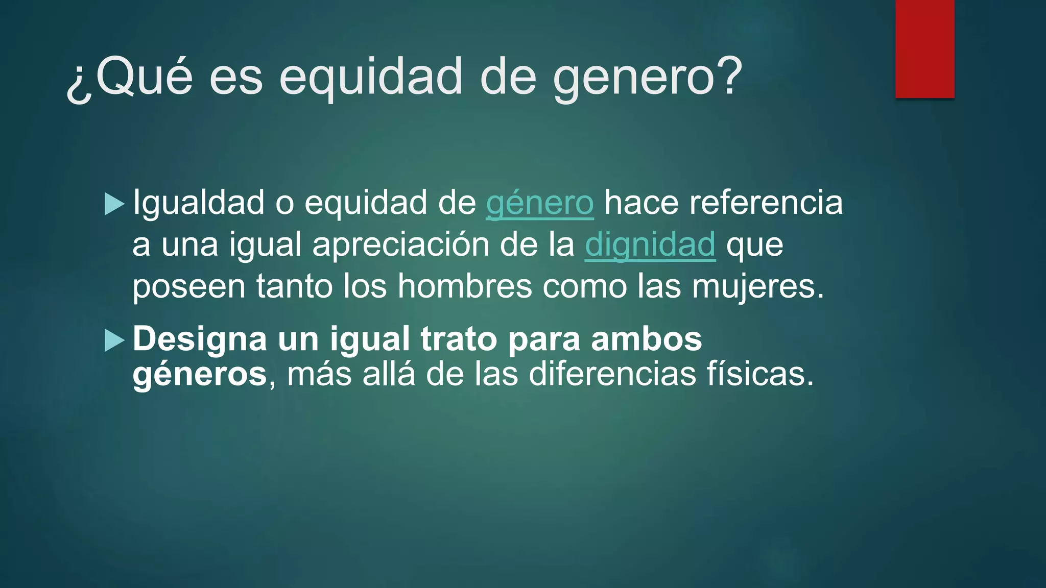 Equidad de genero | PPT