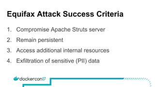Equifax cyber attack contained by containers | PPT | Free download