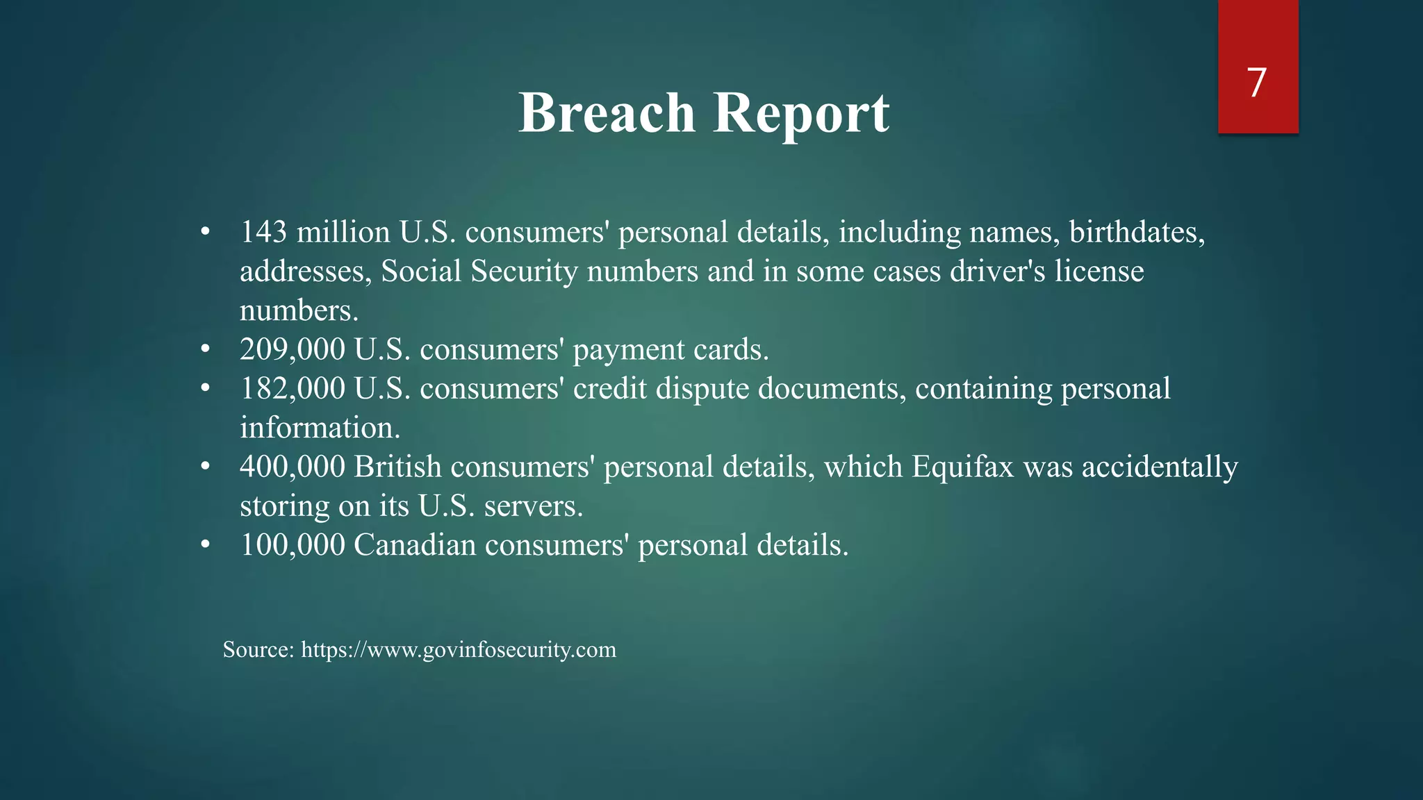Equifax data breach | PPTX