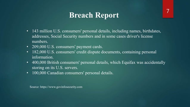 Equifax data breach | PPTX