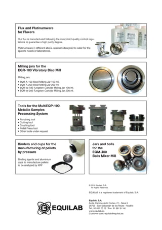 Equilab sample preparation equipment | PDF