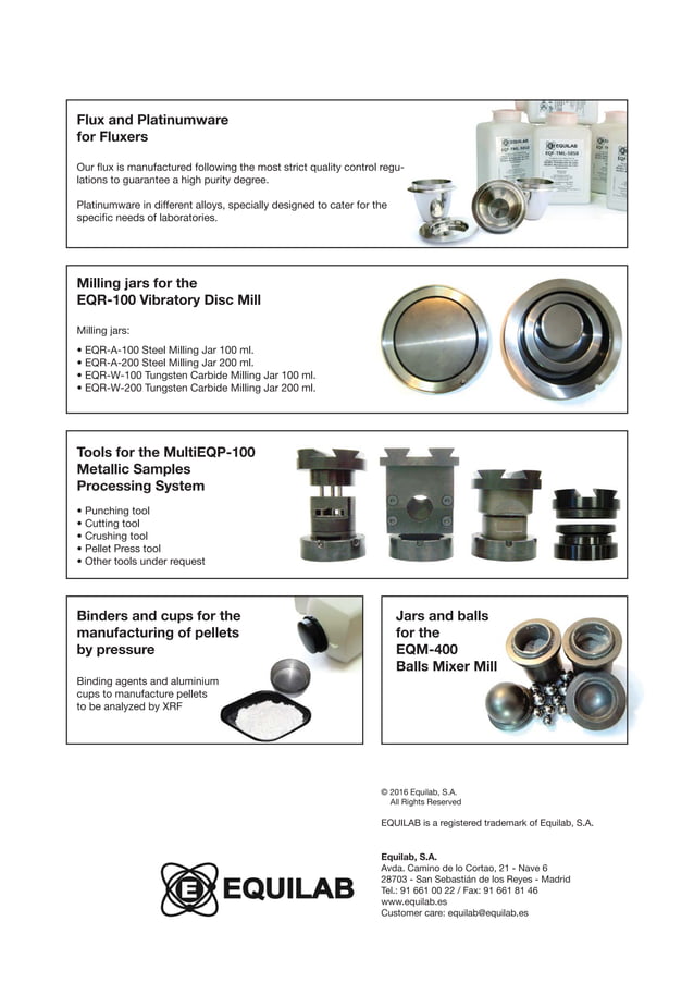 Equilab sample preparation equipment | PDF | Chemistry | Science
