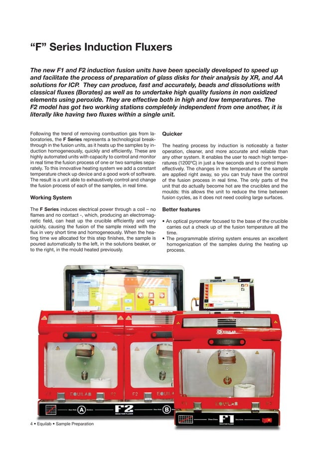 Equilab sample preparation equipment | PDF | Chemistry | Science