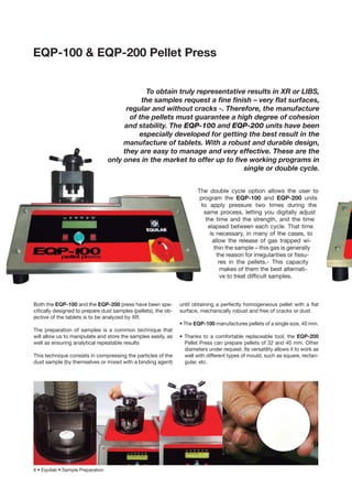 Equilab Sample Preparation Equipment 2018 | PDF