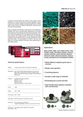 Equilab Sample Preparation Equipment 2018 | PDF