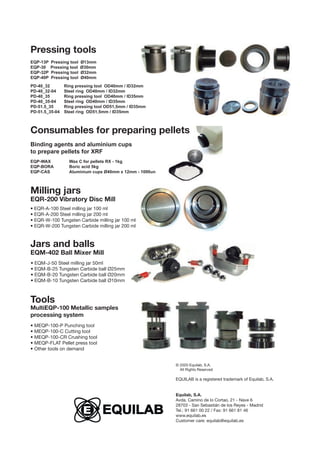 Equilab sample preparation 2020 ok | PDF
