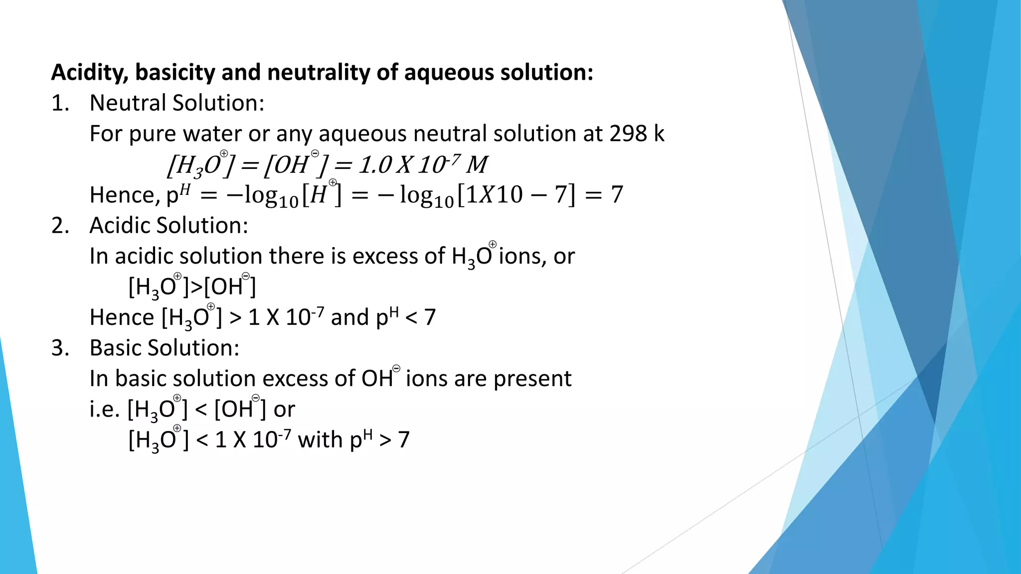 2nd Lecture on Ionic Equilibria | Chemistry Part I | 12th Std | PPT 2nd Lecture on Ionic Equilibria | Chemistry Part I | 12th Std | PPT