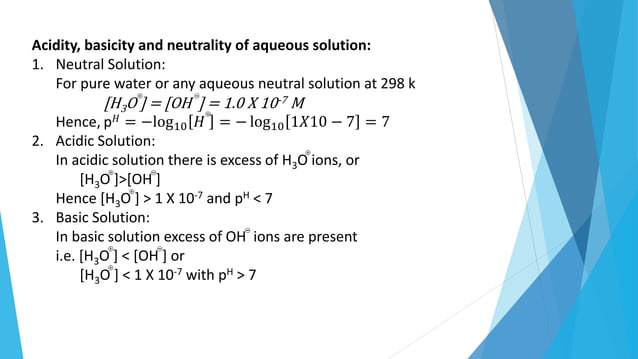 2nd Lecture on Ionic Equilibria | Chemistry Part I | 12th Std | PPT 2nd Lecture on Ionic Equilibria | Chemistry Part I | 12th Std | PPT