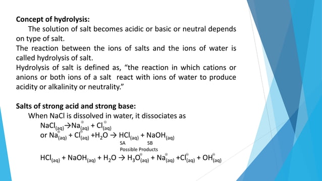2nd Lecture on Ionic Equilibria | Chemistry Part I | 12th Std | PPT 2nd Lecture on Ionic Equilibria | Chemistry Part I | 12th Std | PPT