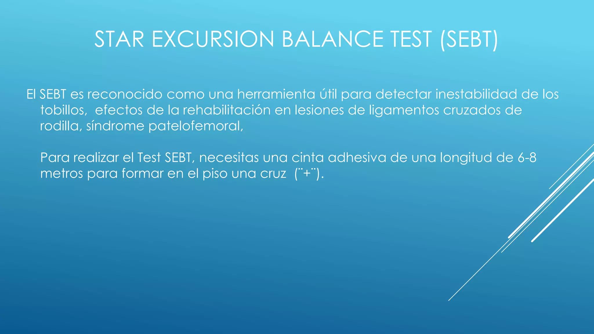 Test de Equilibrio | PPTX