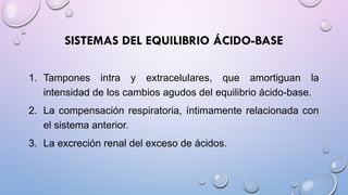 EQUILIBRIO Ácido - base, presentación de quimica | PPTX