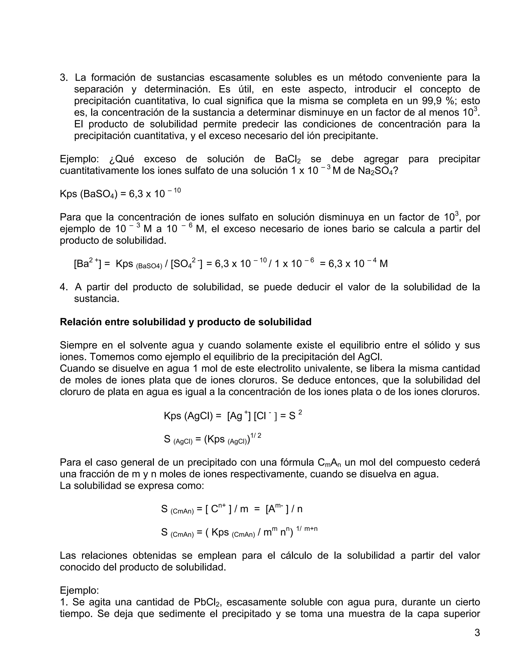 Equilibrio de precipitacion | PDF