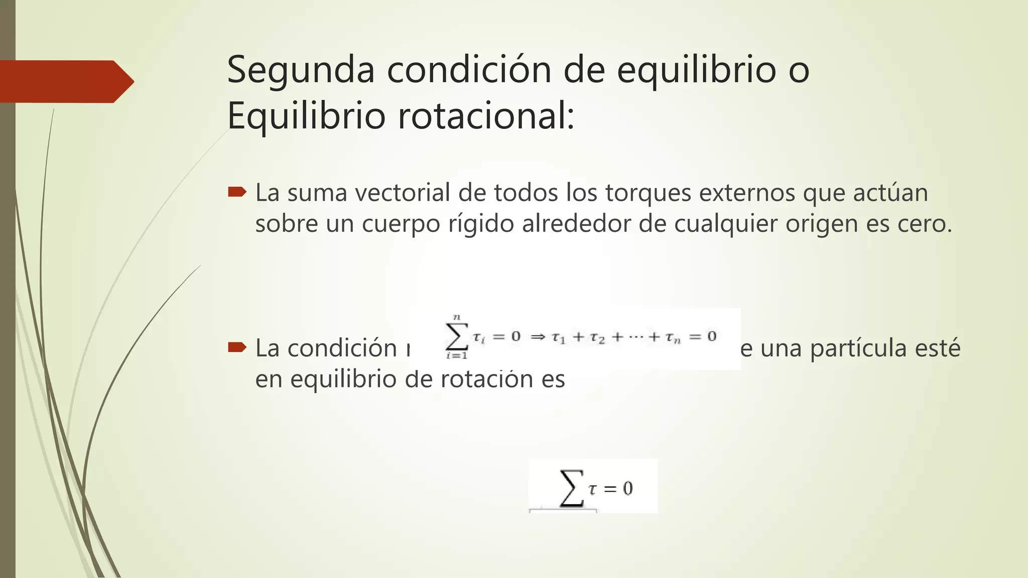 Equilibrio de un cuerpo rígido | PPT