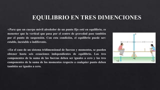 Equilibrio en 3D _jaime_alban | PPTX
